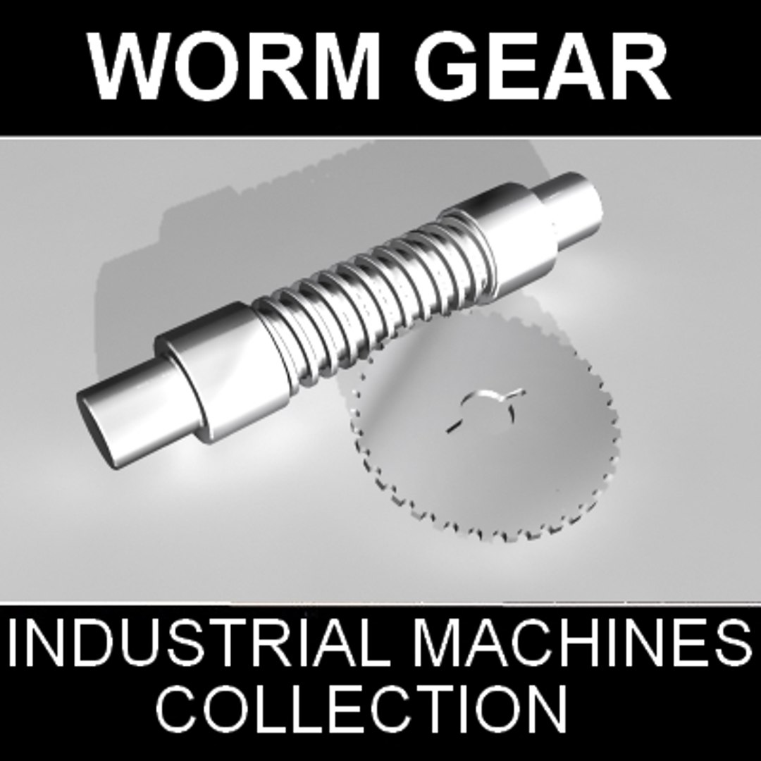 3ds max worm gear