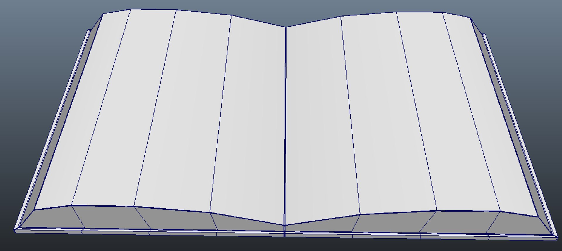 Free Open Book 3d Model