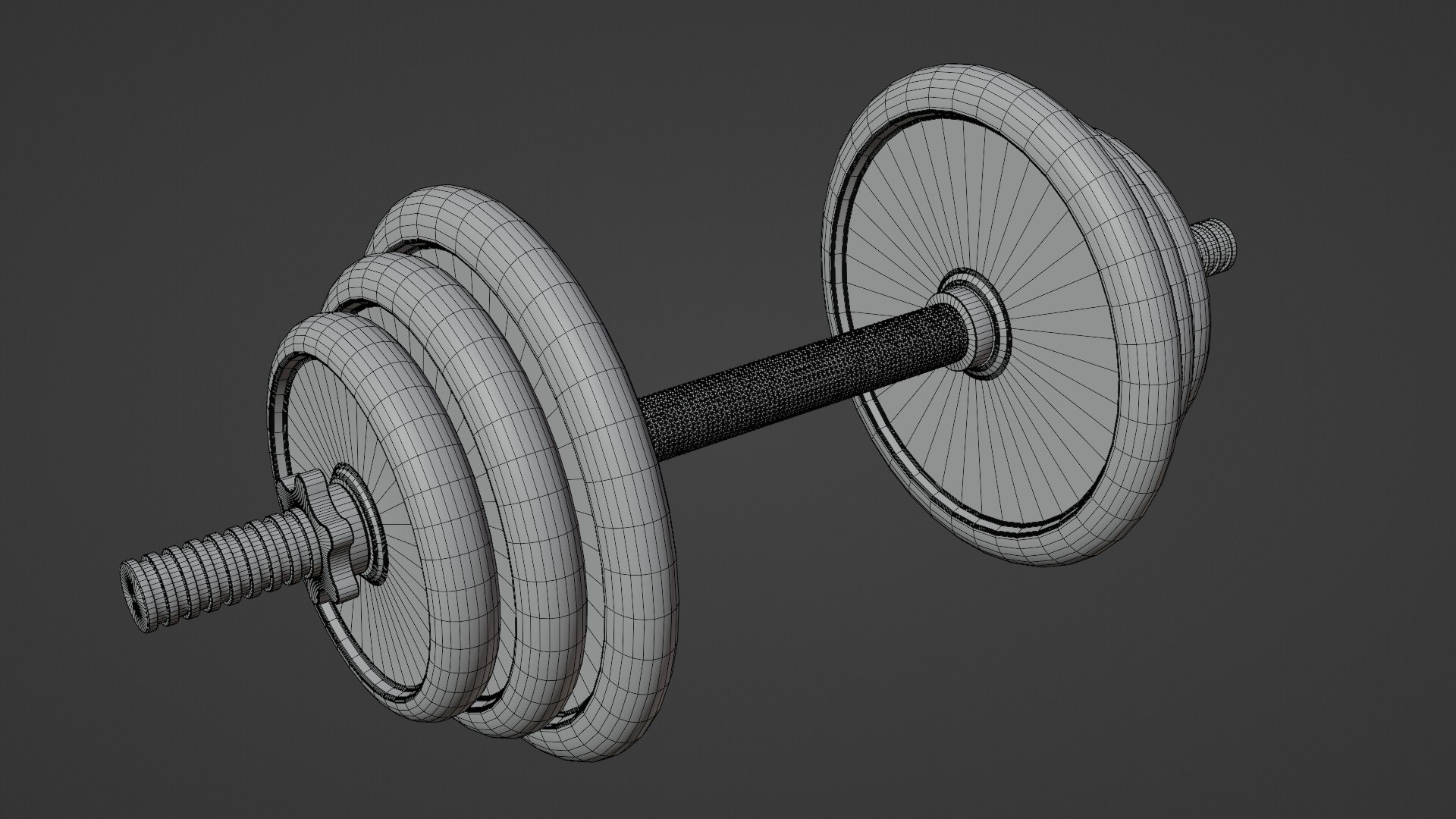 Dumbbell Model - TurboSquid 1886565