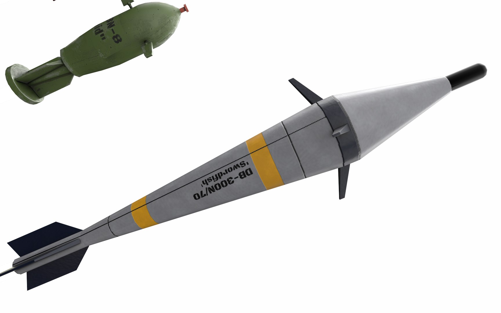 Missiles pack 3D model - TurboSquid 1868674
