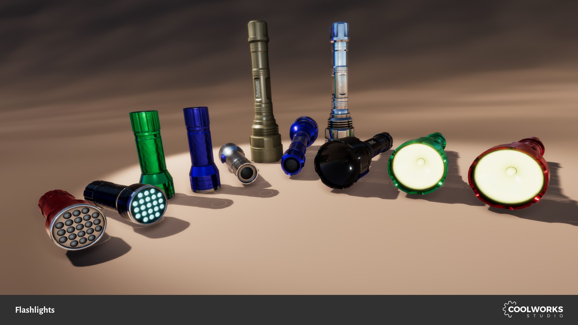 3D flashlight light model - TurboSquid 1286431