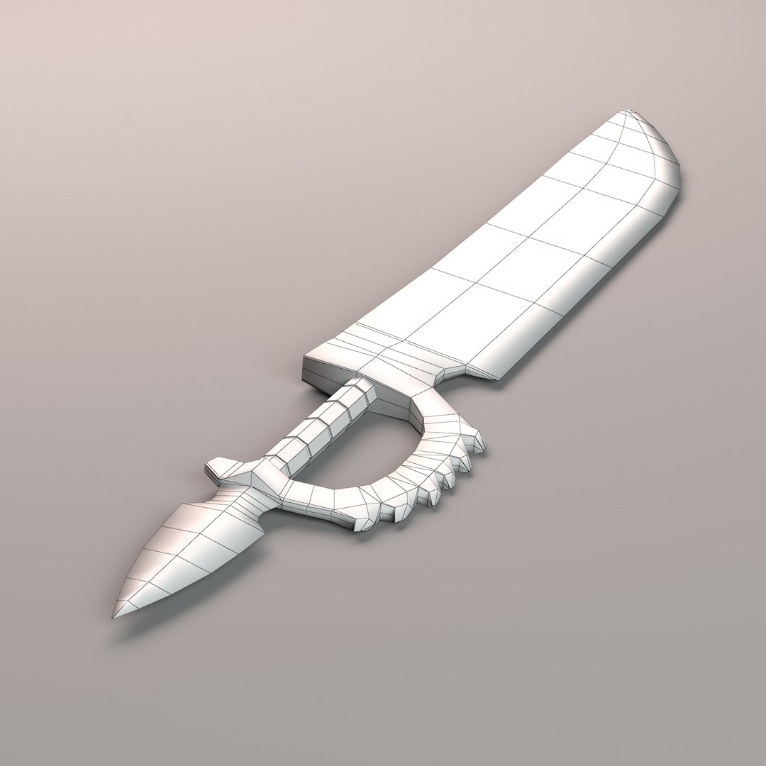 Sword Graceful Butcher 3d Max