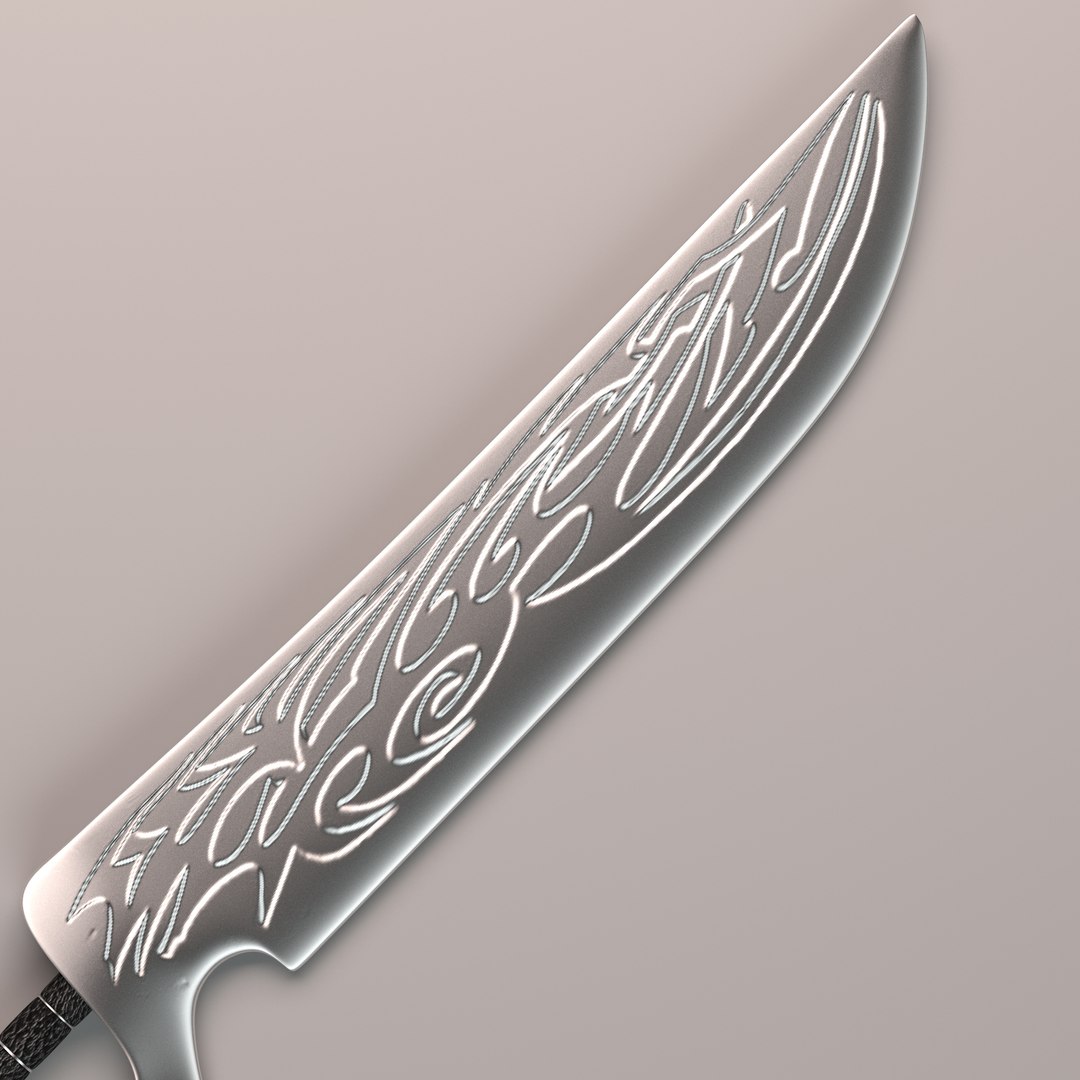 Sword Graceful Butcher 3d Max