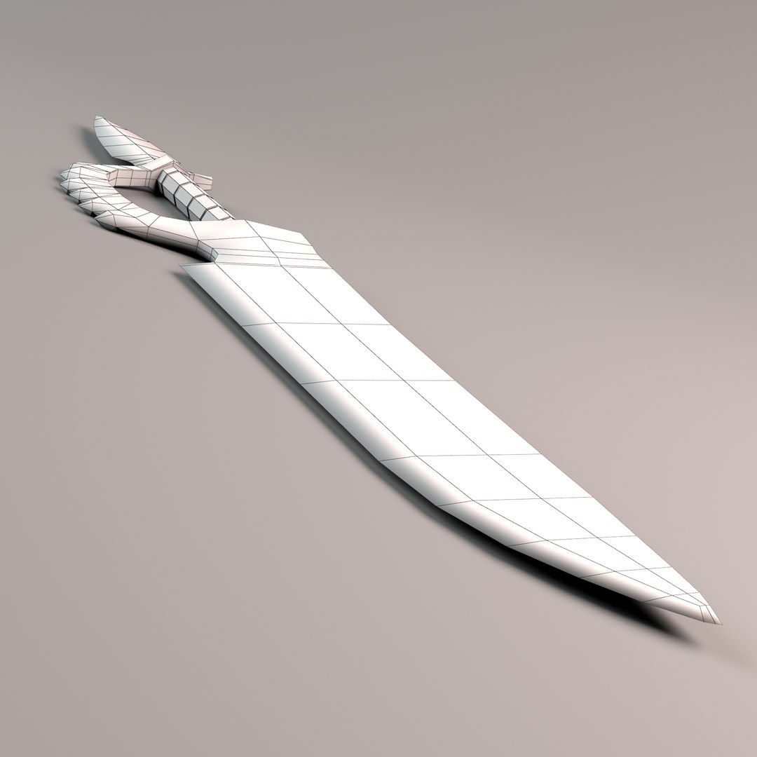 Sword Graceful Butcher 3d Max