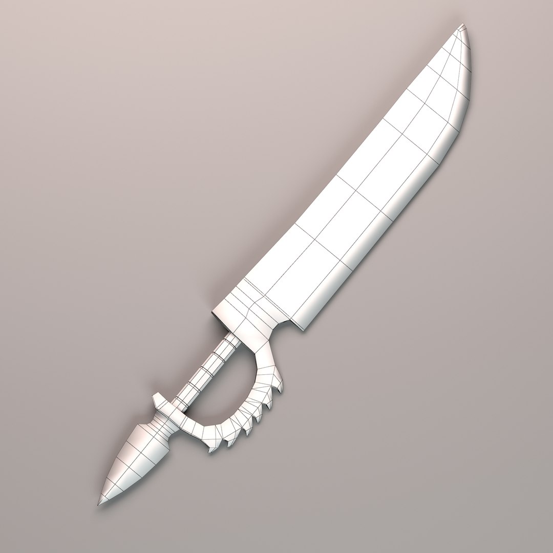 Sword Graceful Butcher 3d Max