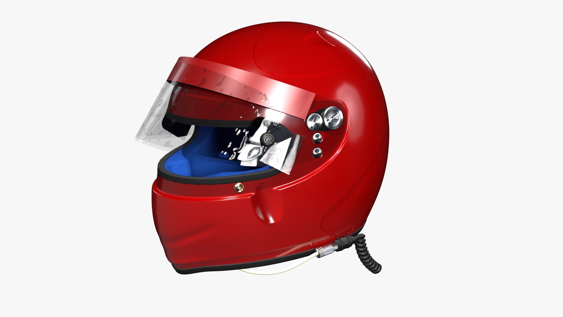 3D Bieffe Predator Racing Helmet Model - TurboSquid 2458149