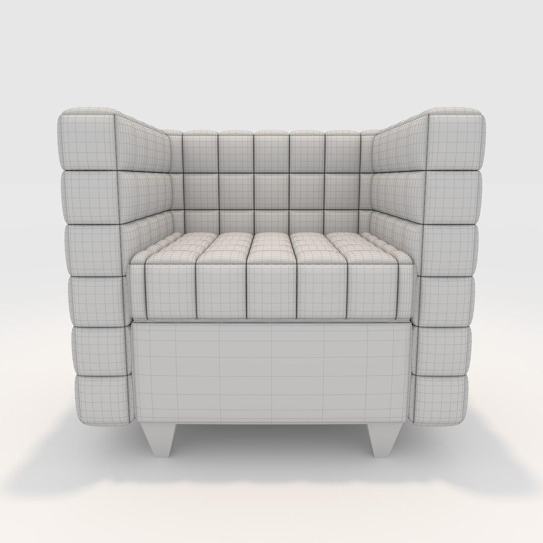 3D Sofa 1 Seater 6 - TurboSquid 2294420