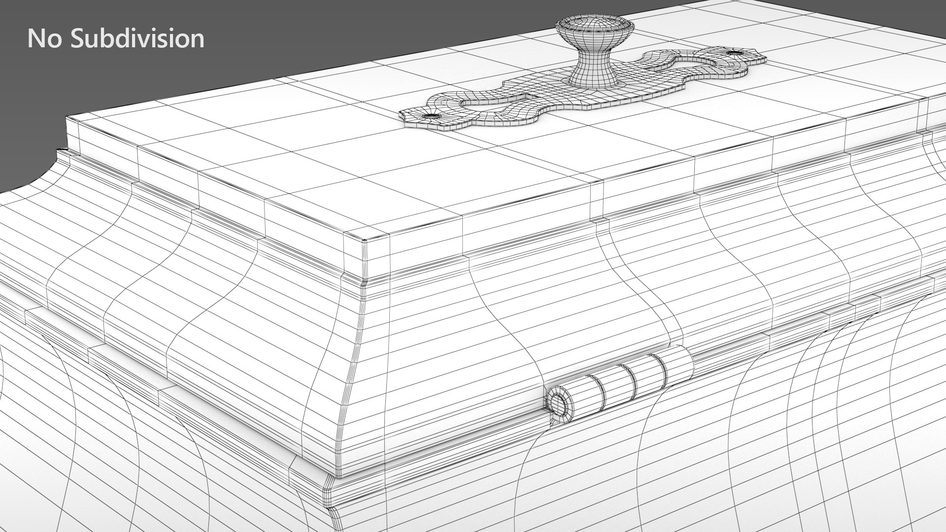 3D Model Wooden Tea Box - TurboSquid 1747167