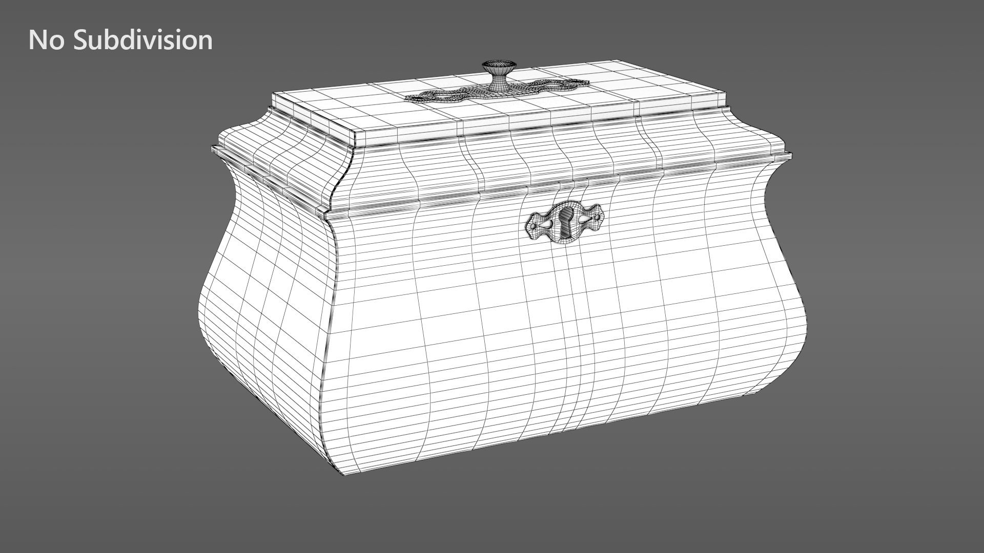 3D Model Wooden Tea Box - TurboSquid 1747167