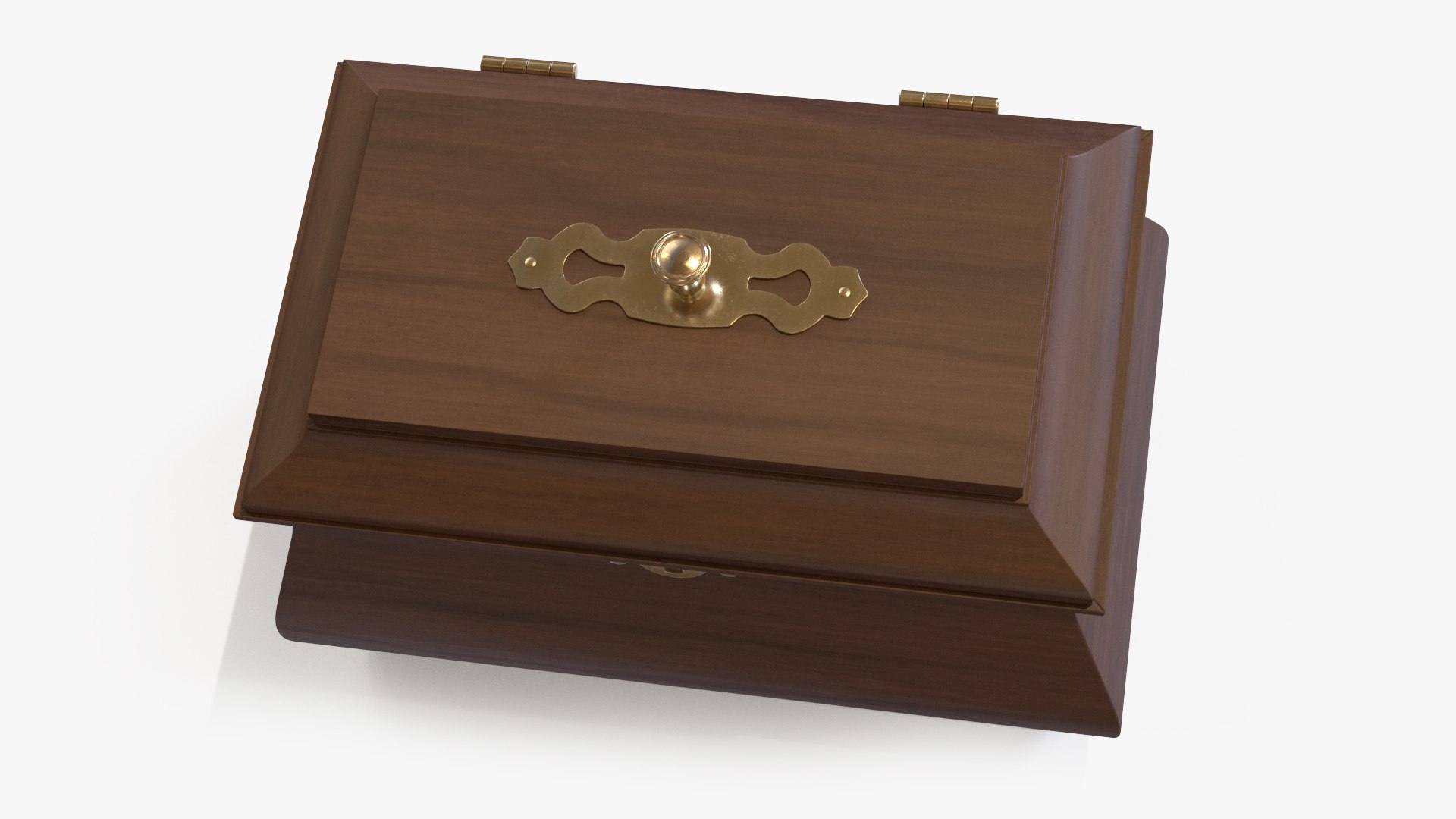 3D Model Wooden Tea Box - TurboSquid 1747167