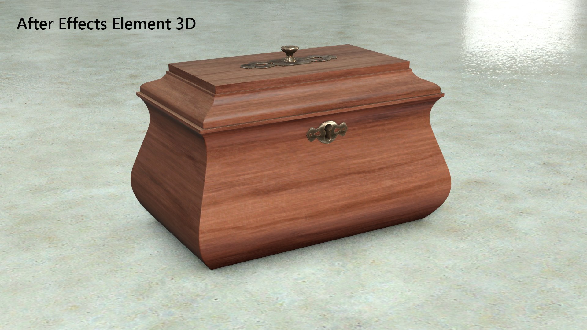 3D Model Wooden Tea Box - TurboSquid 1747167