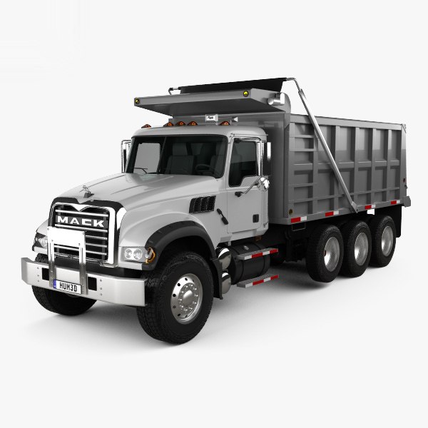 modelo 3d Camión volquete Mack Granite CTP713 4 ejes 2007 - TurboSquid ...