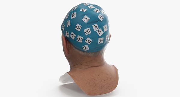 3D Homer Human Head Outer Brow Raiser Right AU2 Clean Scan model ...