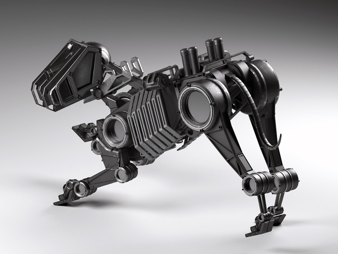 3D Robot Dog Bot Model - TurboSquid 1423224