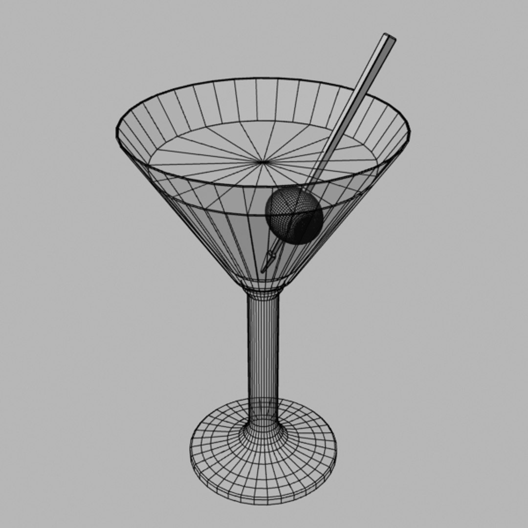 martini 3d model