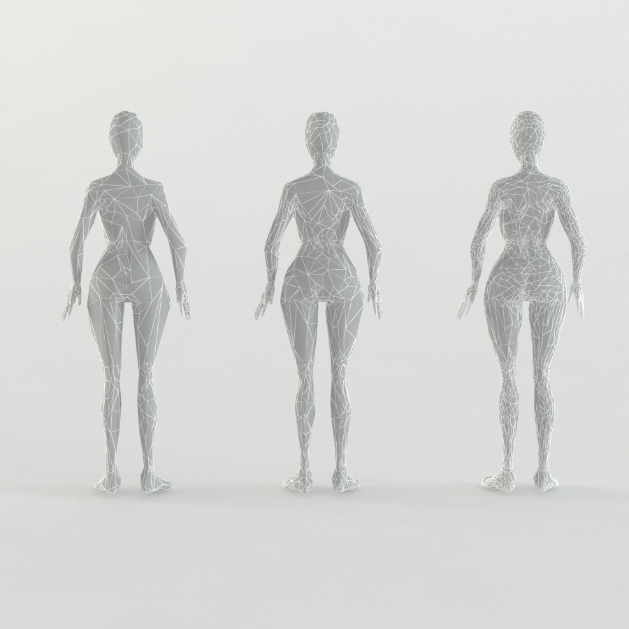 3d Nude Woman Teen Turbosquid 1341636
