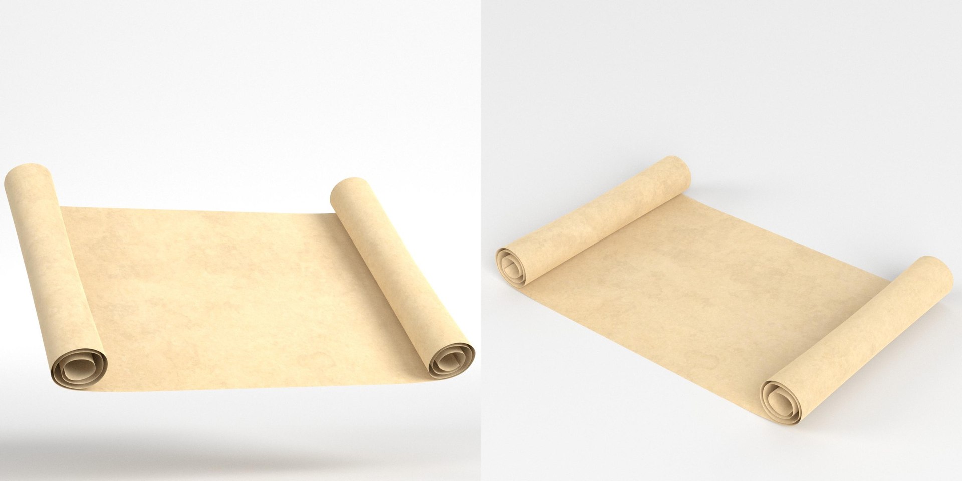 Paper Scroll 3D Model - TurboSquid 2207800