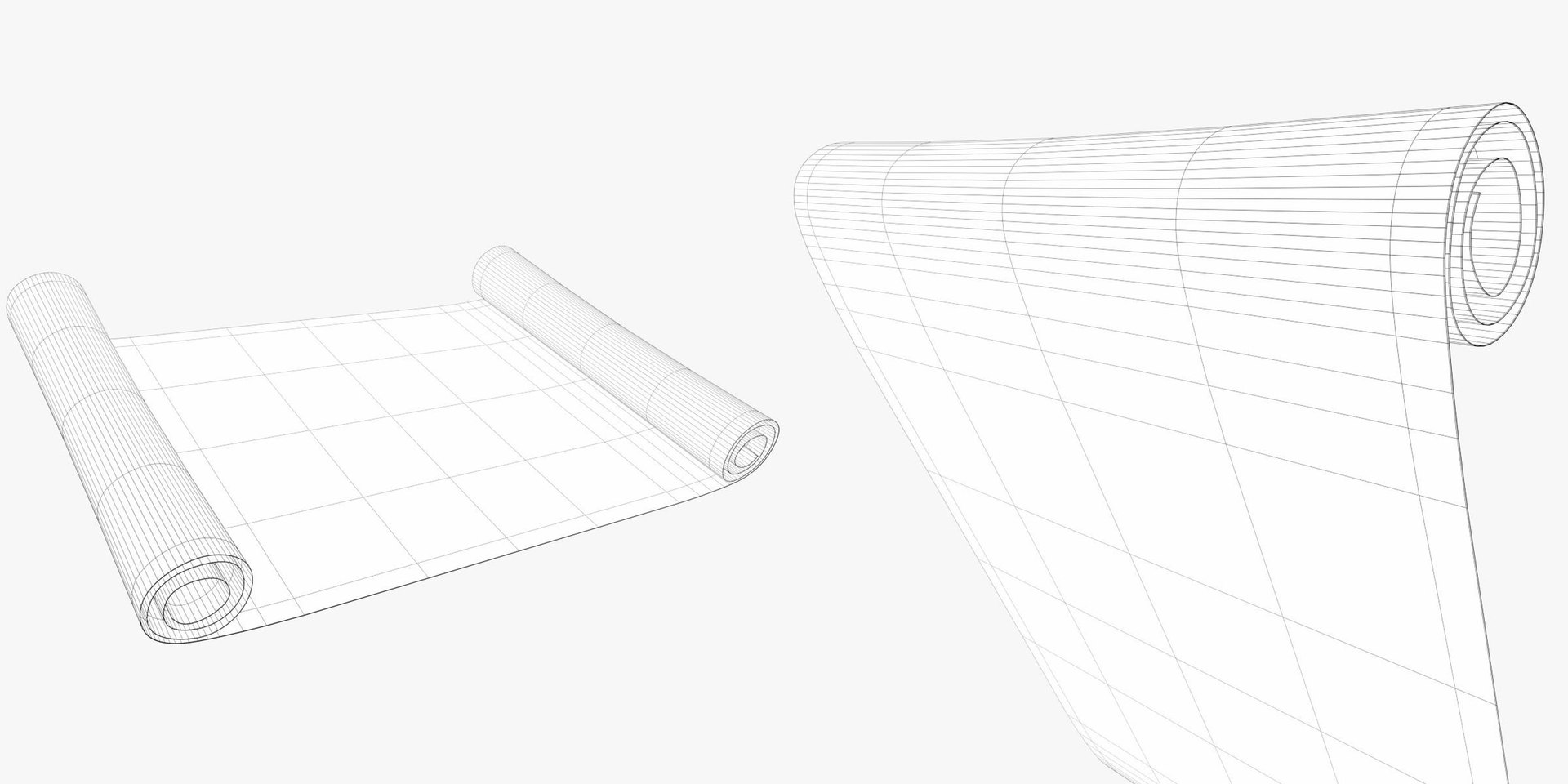 Paper Scroll 3D Model - TurboSquid 2207800