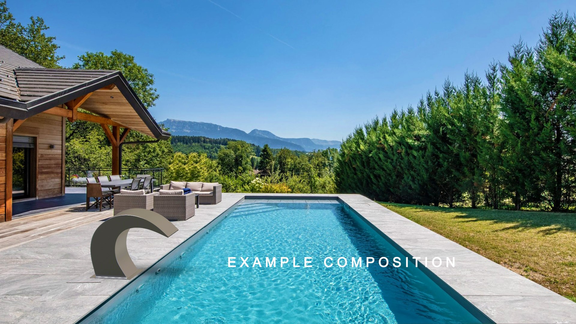 Spa and Swimming Pool Waterfall Fountain 3D model - TurboSquid 2037758