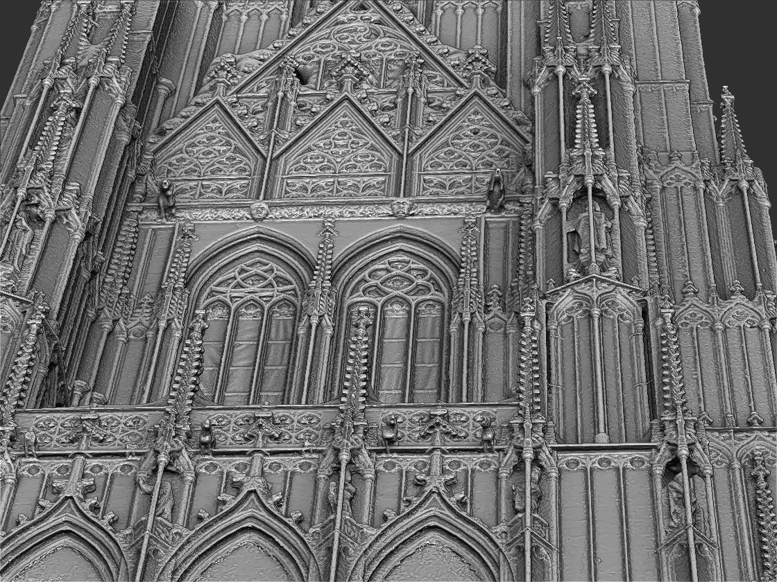 Gothic architecture cathedral packed 3D model - TurboSquid 1278389