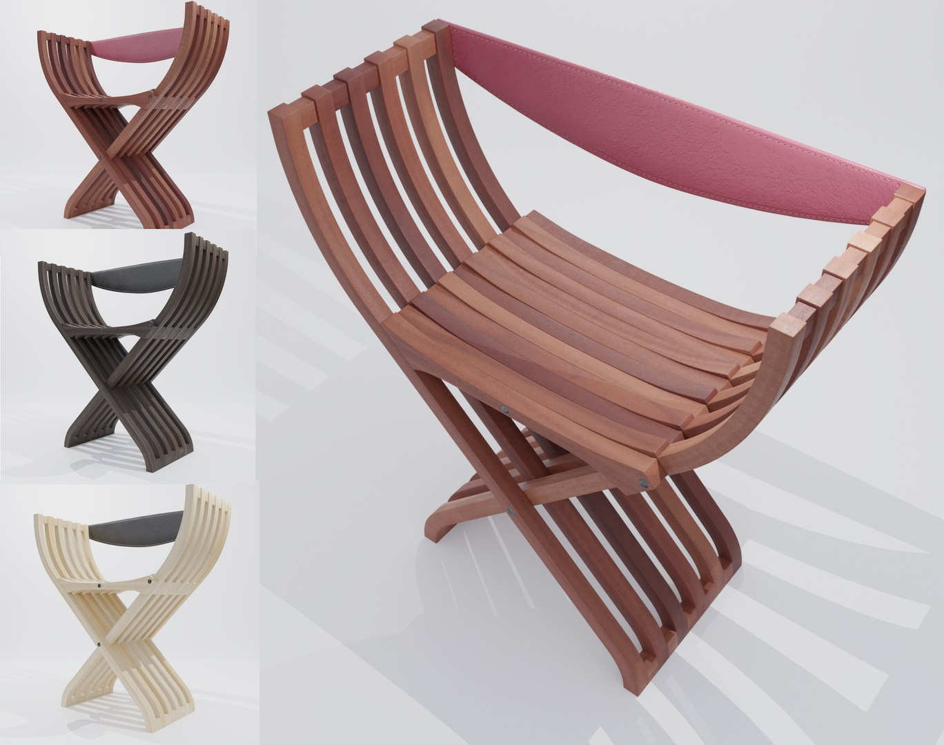 Curule Chair 3D - TurboSquid 2120623