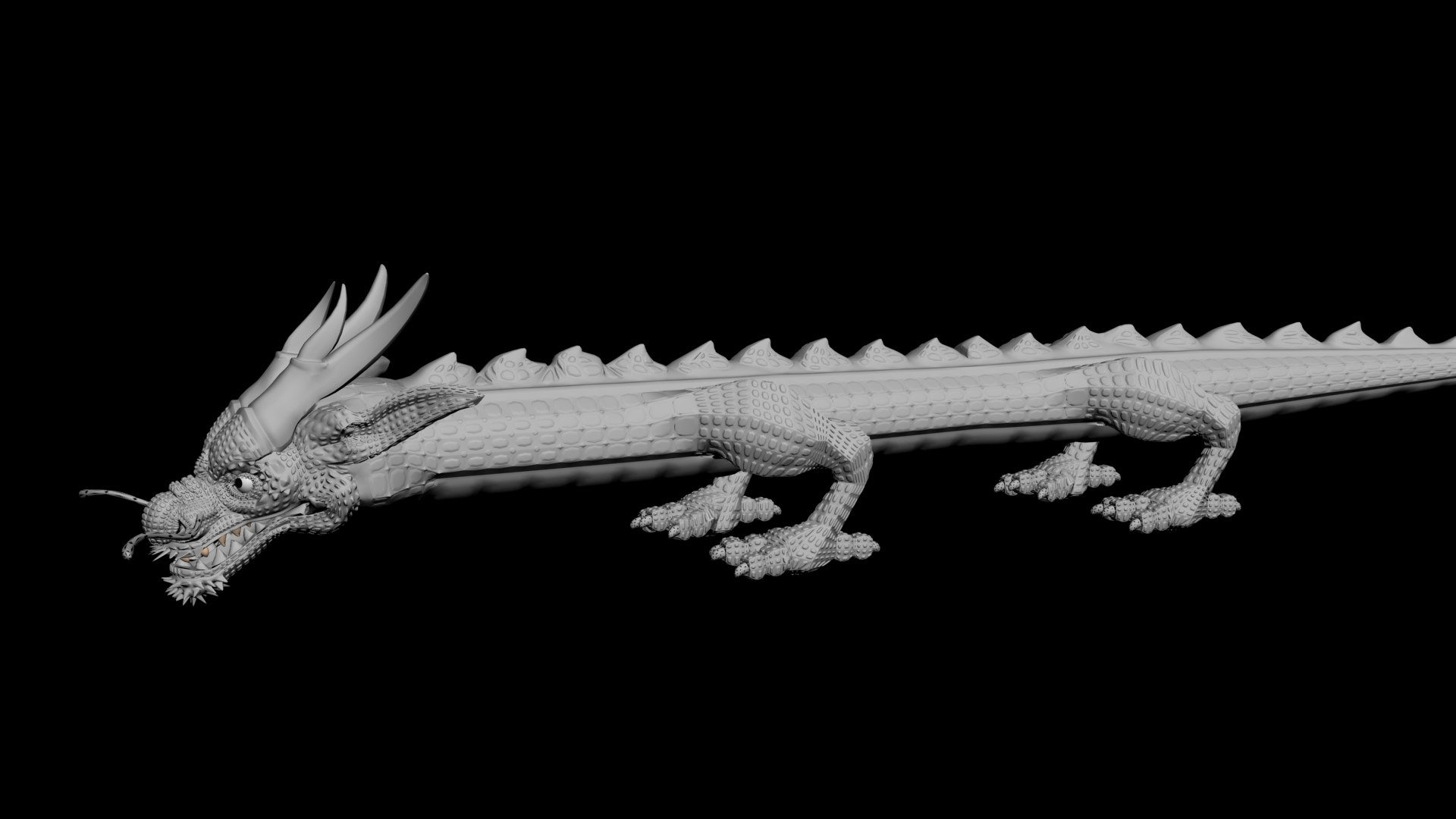 Chinese Dragon Model 3D Model - TurboSquid 2029782