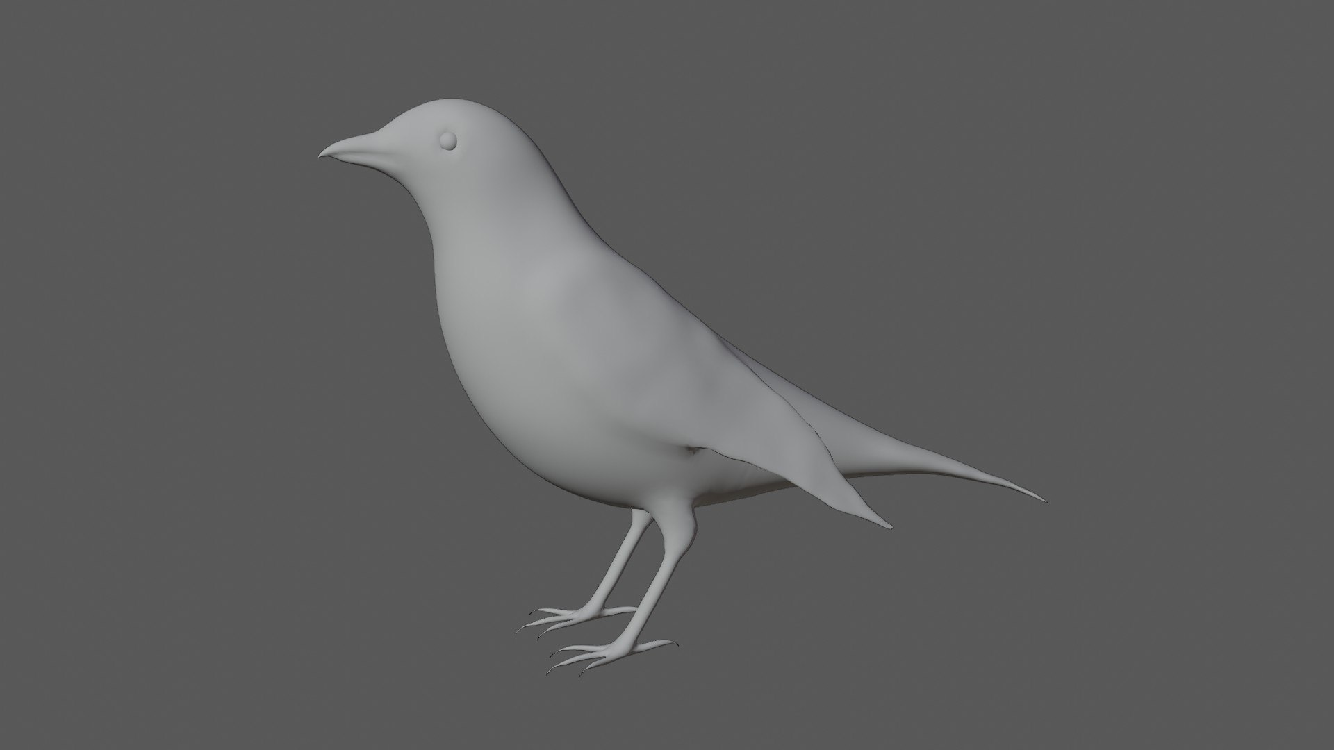 Fully Rigged low poly Mocking bird 3D model - TurboSquid 1760554