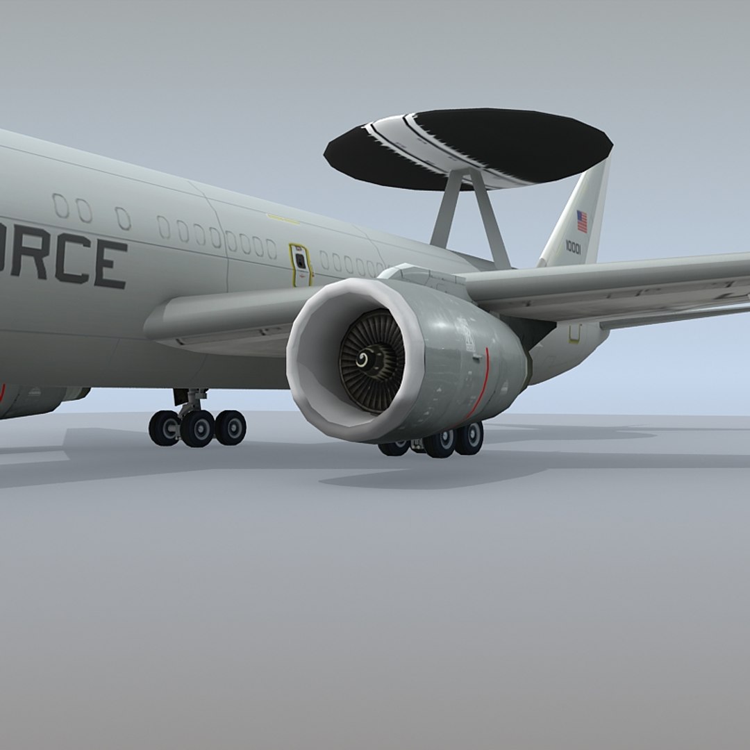 B 767 Awacs Usaf 3ds