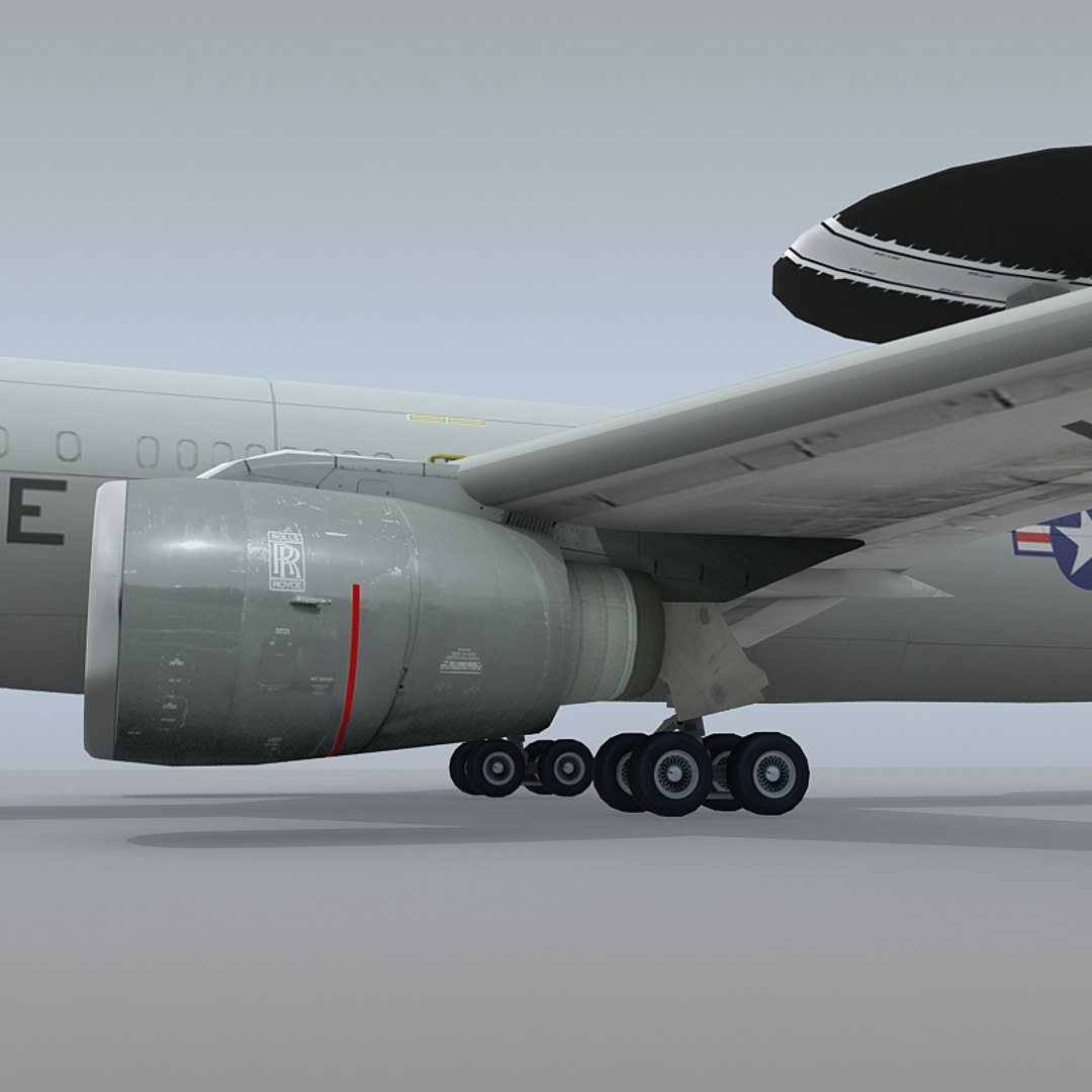 B 767 Awacs Usaf 3ds