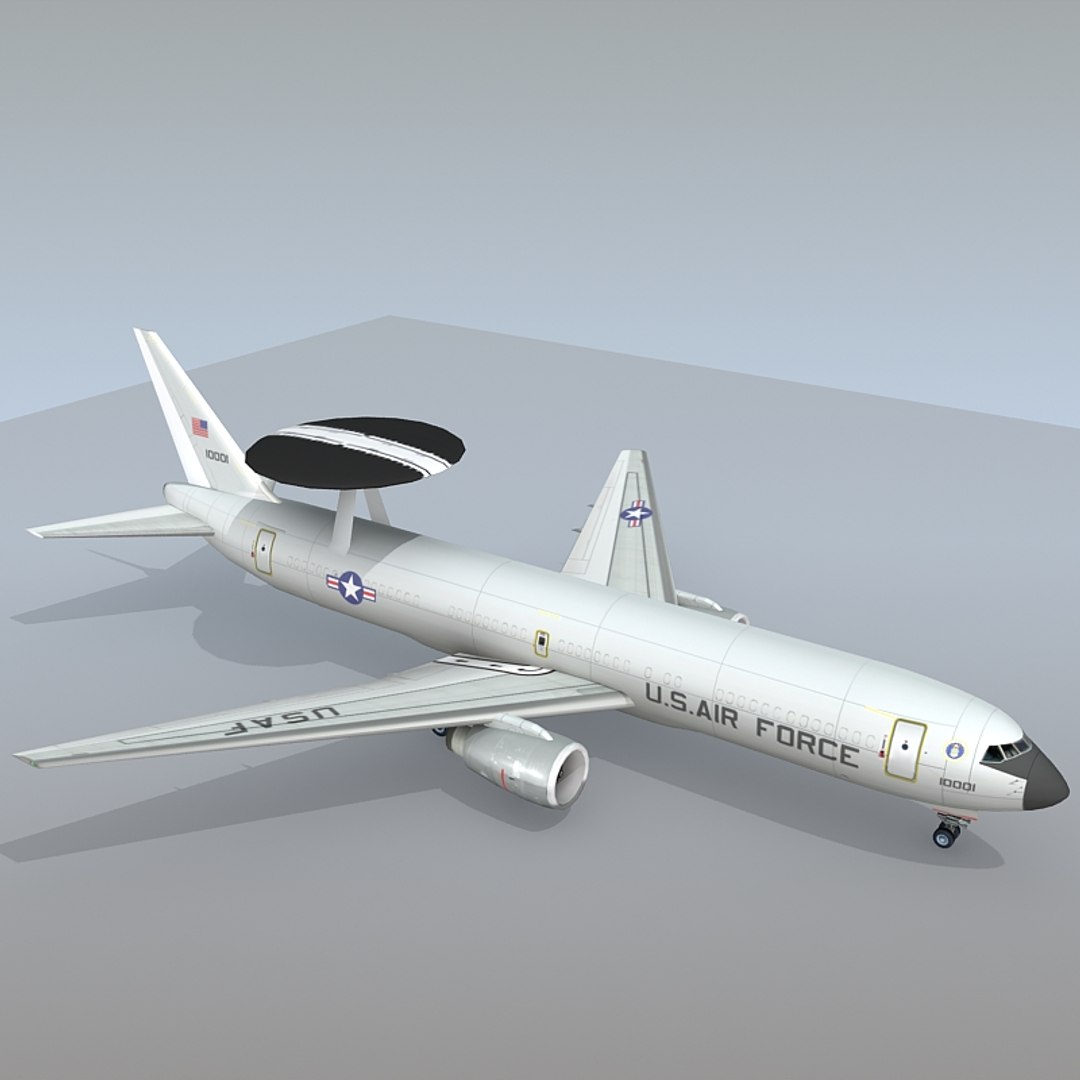 B 767 Awacs Usaf 3ds
