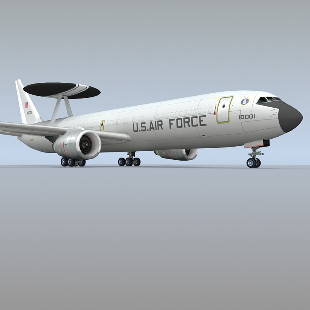 B 767 Awacs Usaf 3ds