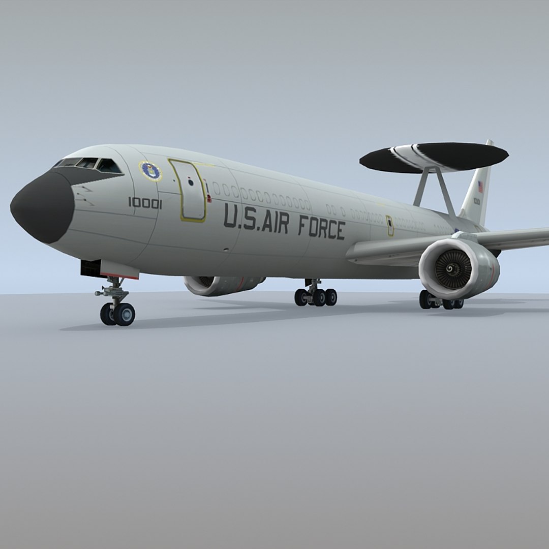 B 767 Awacs Usaf 3ds