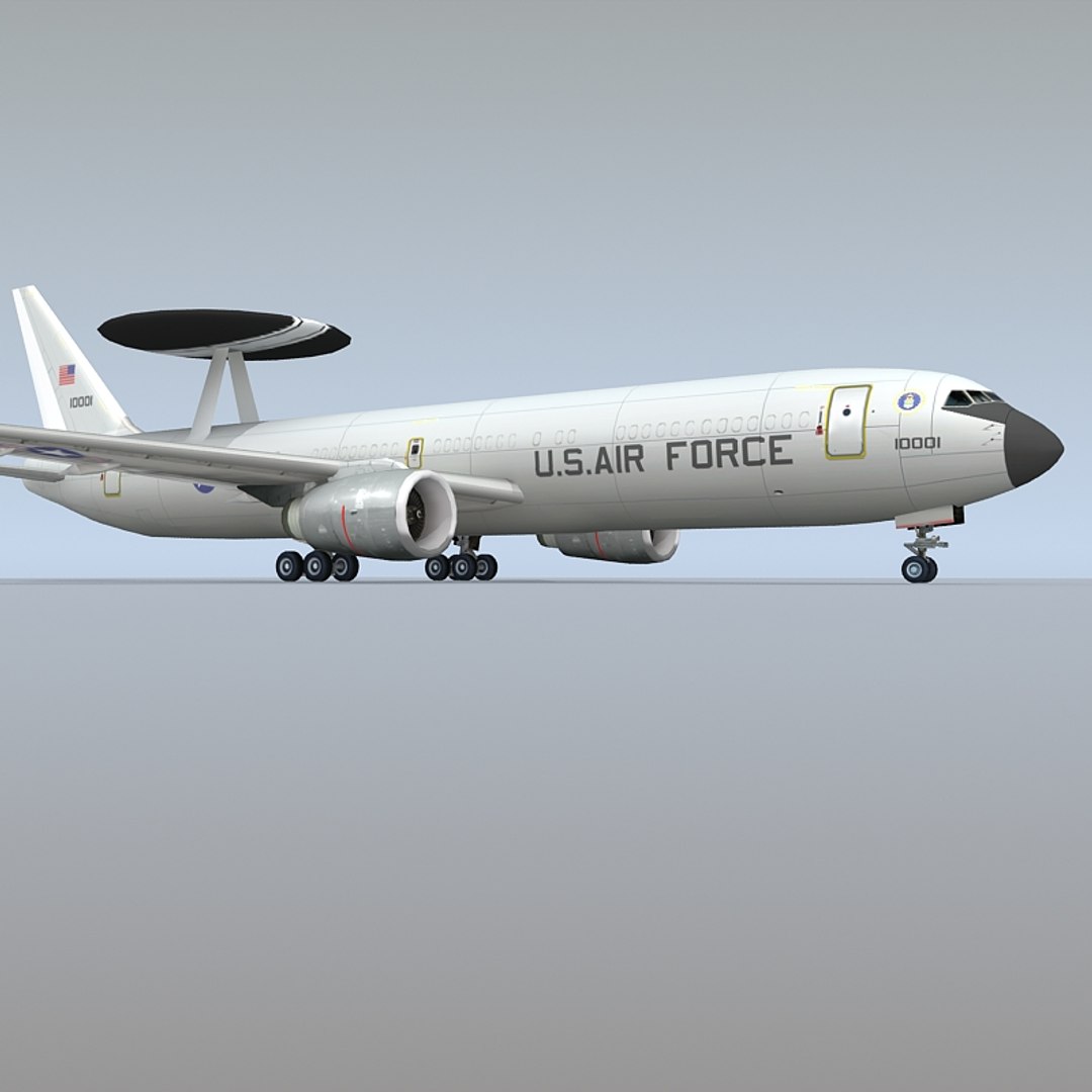 B 767 Awacs Usaf 3ds