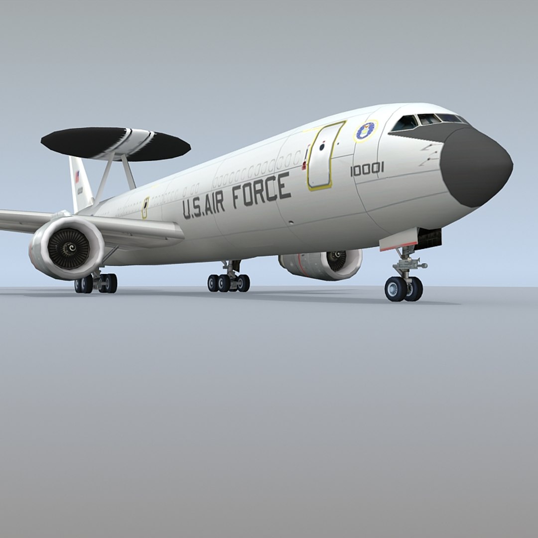 B 767 Awacs Usaf 3ds
