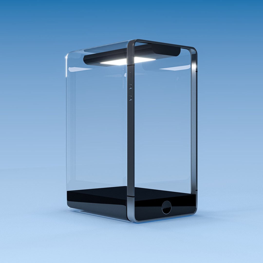 3D Model Phone Glass Case - TurboSquid 1651659