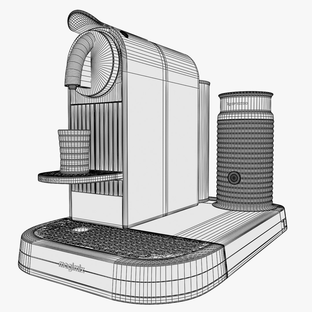 Nespresso Citiz Milk Pack 3d Model