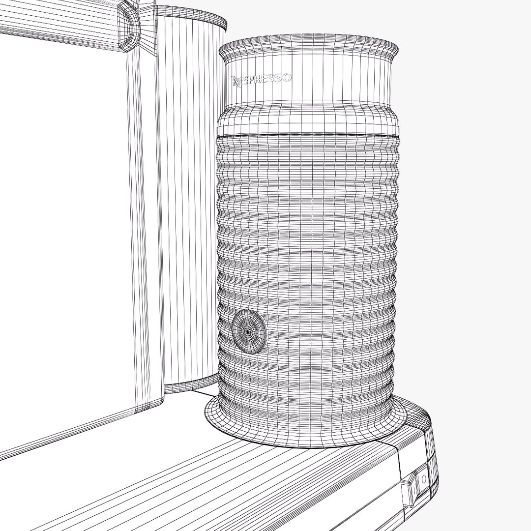 Nespresso Citiz Milk Pack 3d Model
