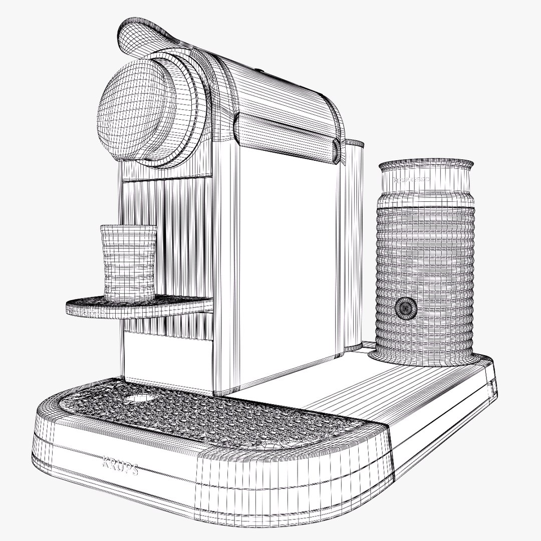 Nespresso Citiz Milk Pack 3d Model
