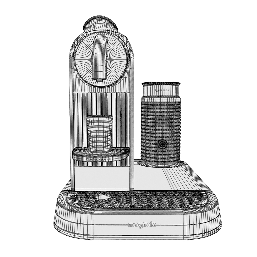 Nespresso Citiz Milk Pack 3d Model