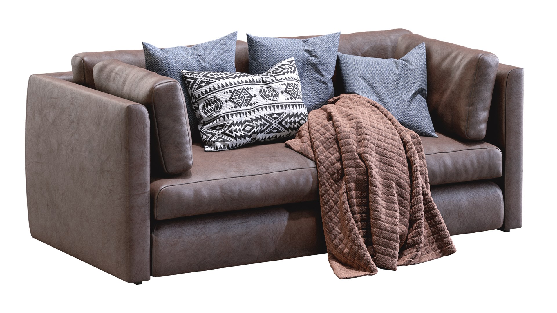 HACKNEY Leather Sofa By HAY Model - TurboSquid 1716163