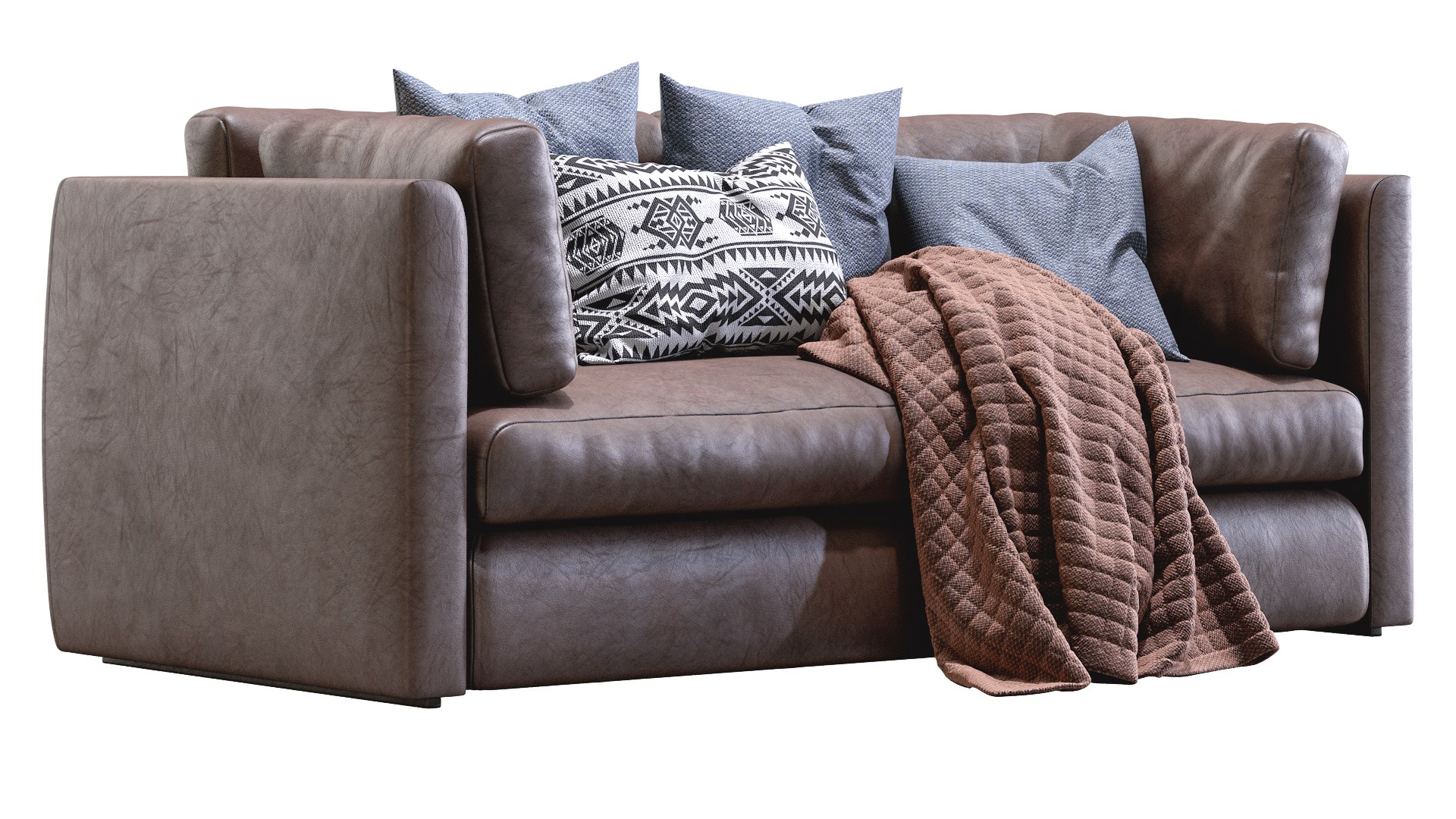 HACKNEY Leather Sofa By HAY Model - TurboSquid 1716163