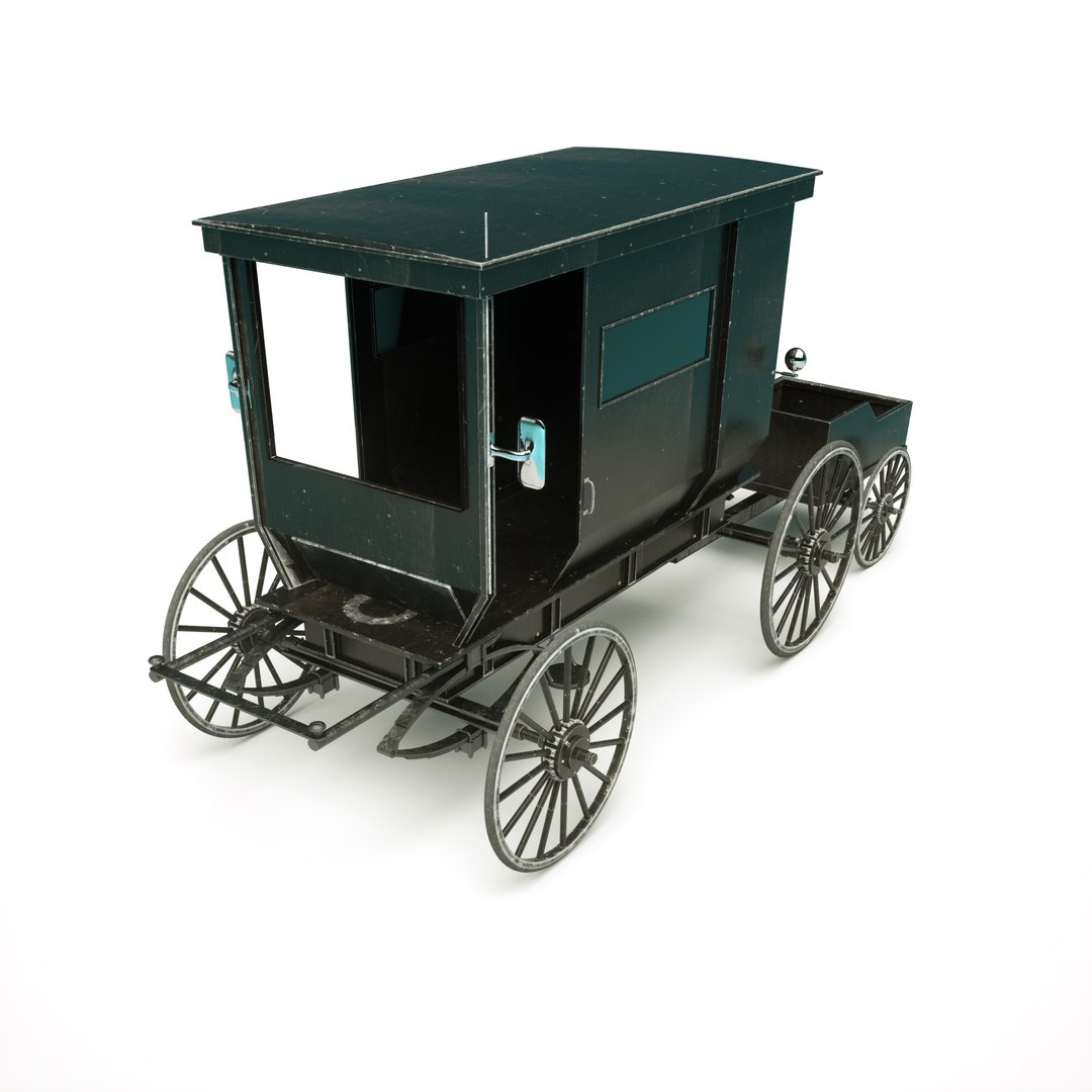 Amish Buggy 3d Model