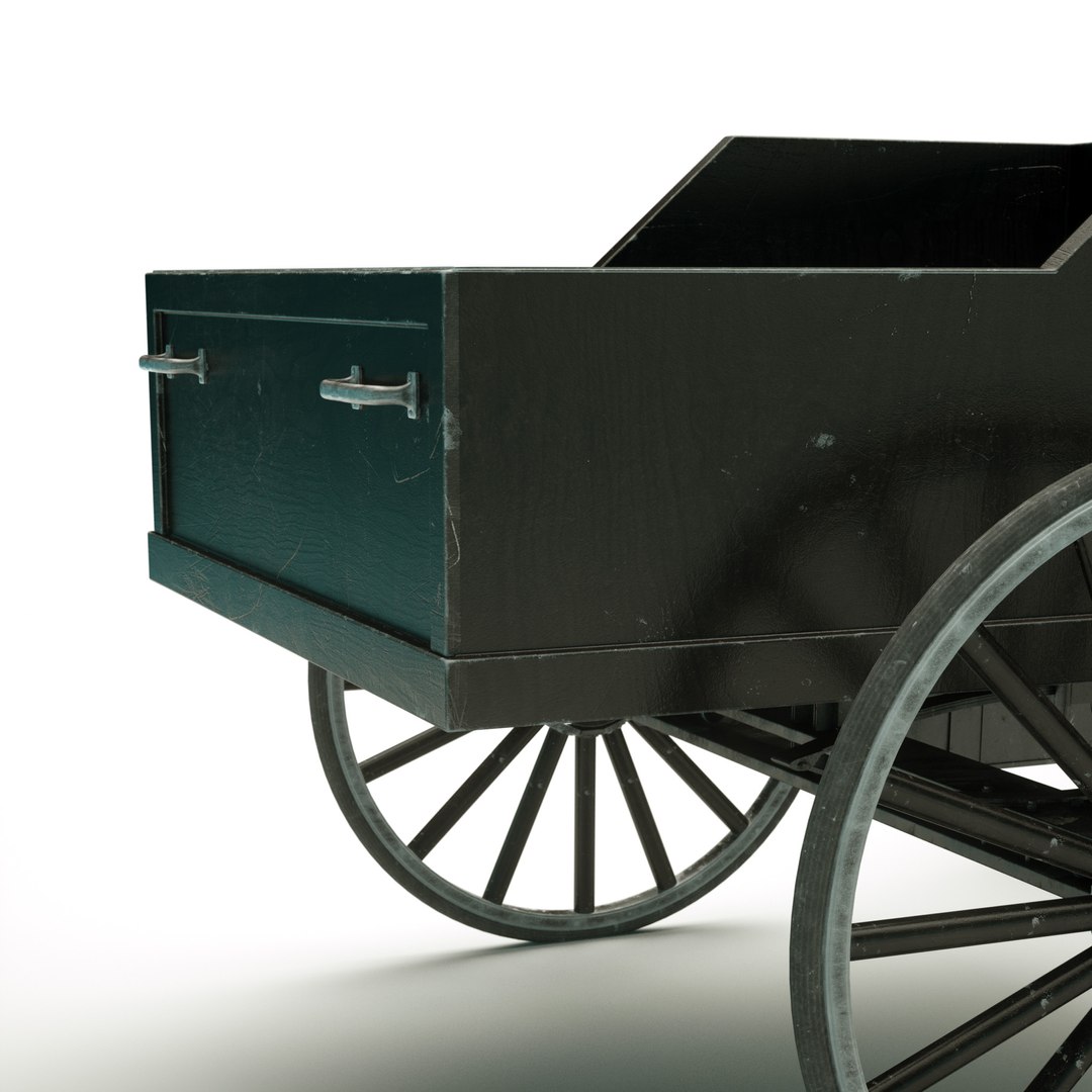 Amish Buggy 3d Model