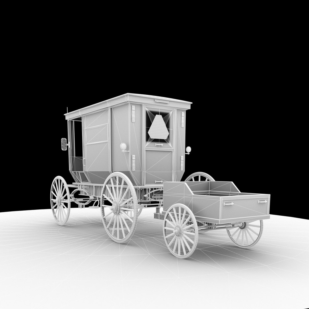 Amish Buggy 3d Model