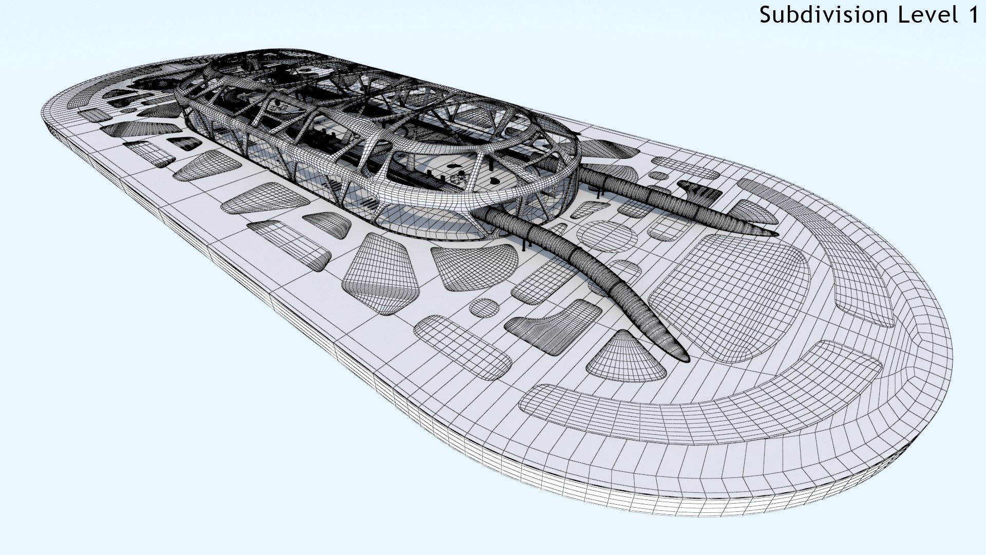 Sci-Fi Futuristic Metro Station 3D model - TurboSquid 1936155