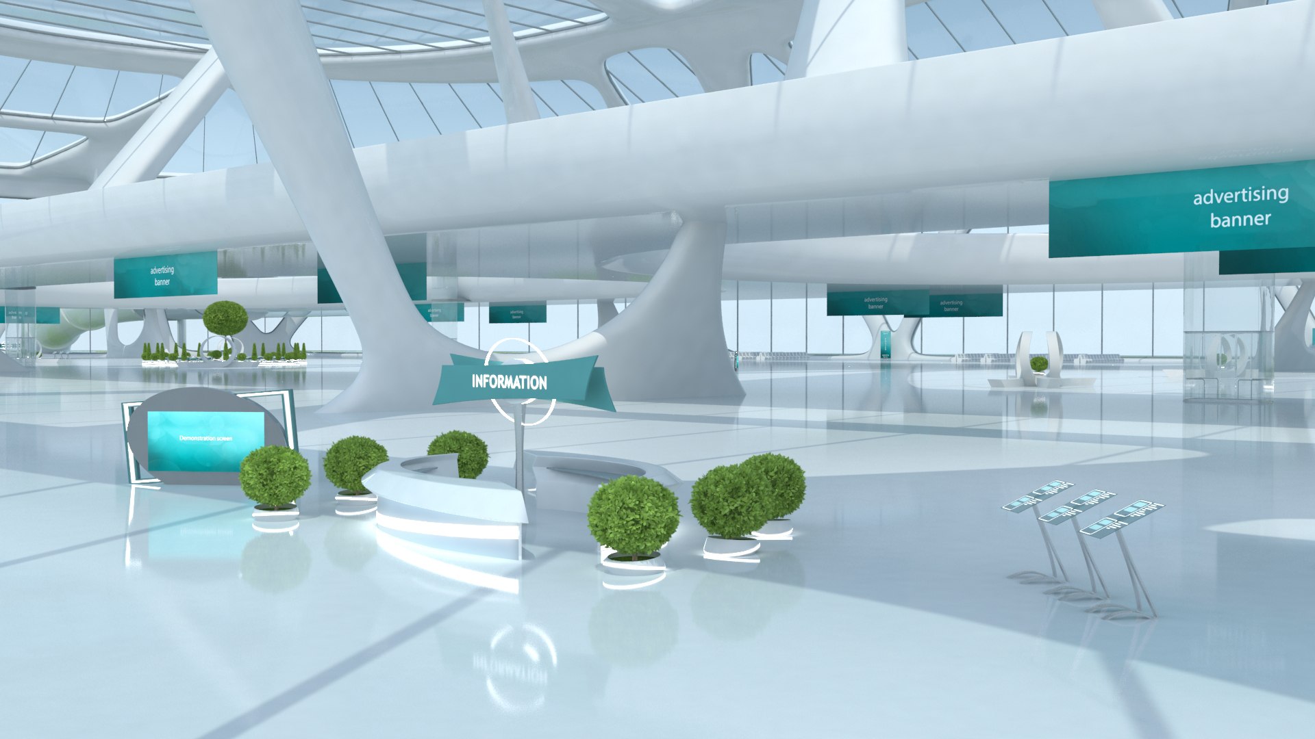 Sci-Fi Futuristic Metro Station 3D model - TurboSquid 1936155