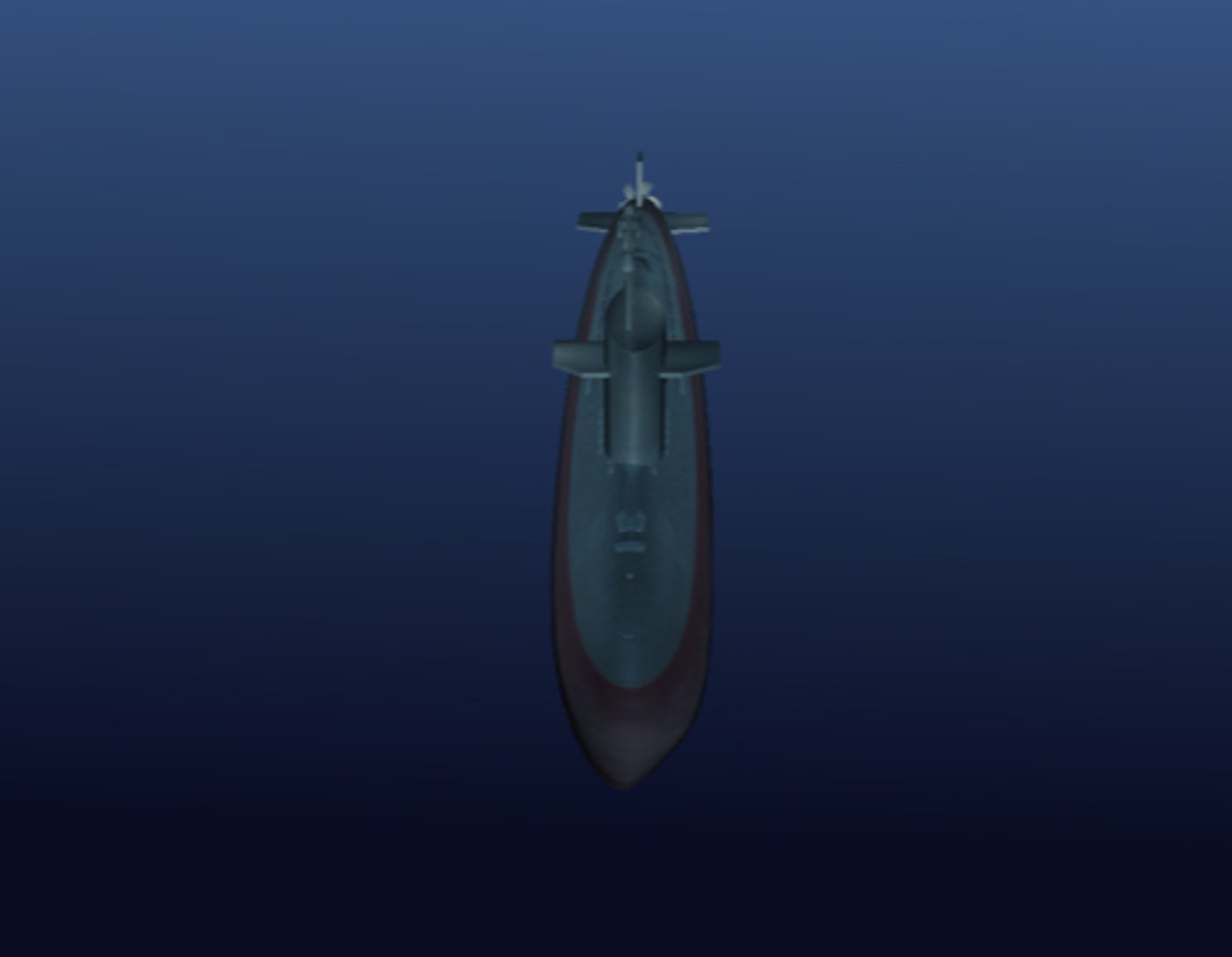 attack submarine 3d model
