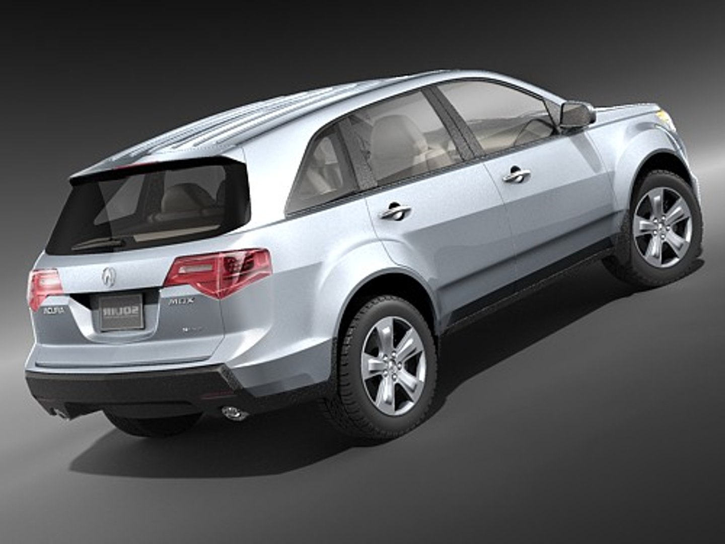 Acura Mdx 2009 3d Model
