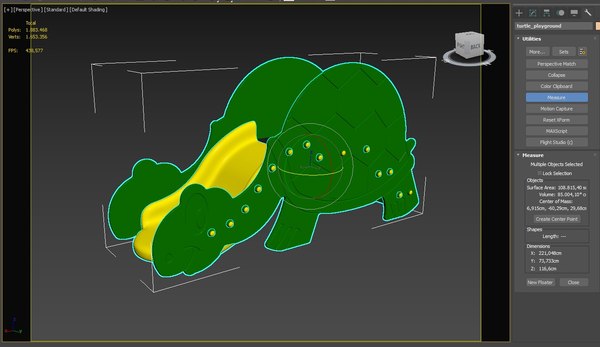 3D turtle playground model - TurboSquid 1459038