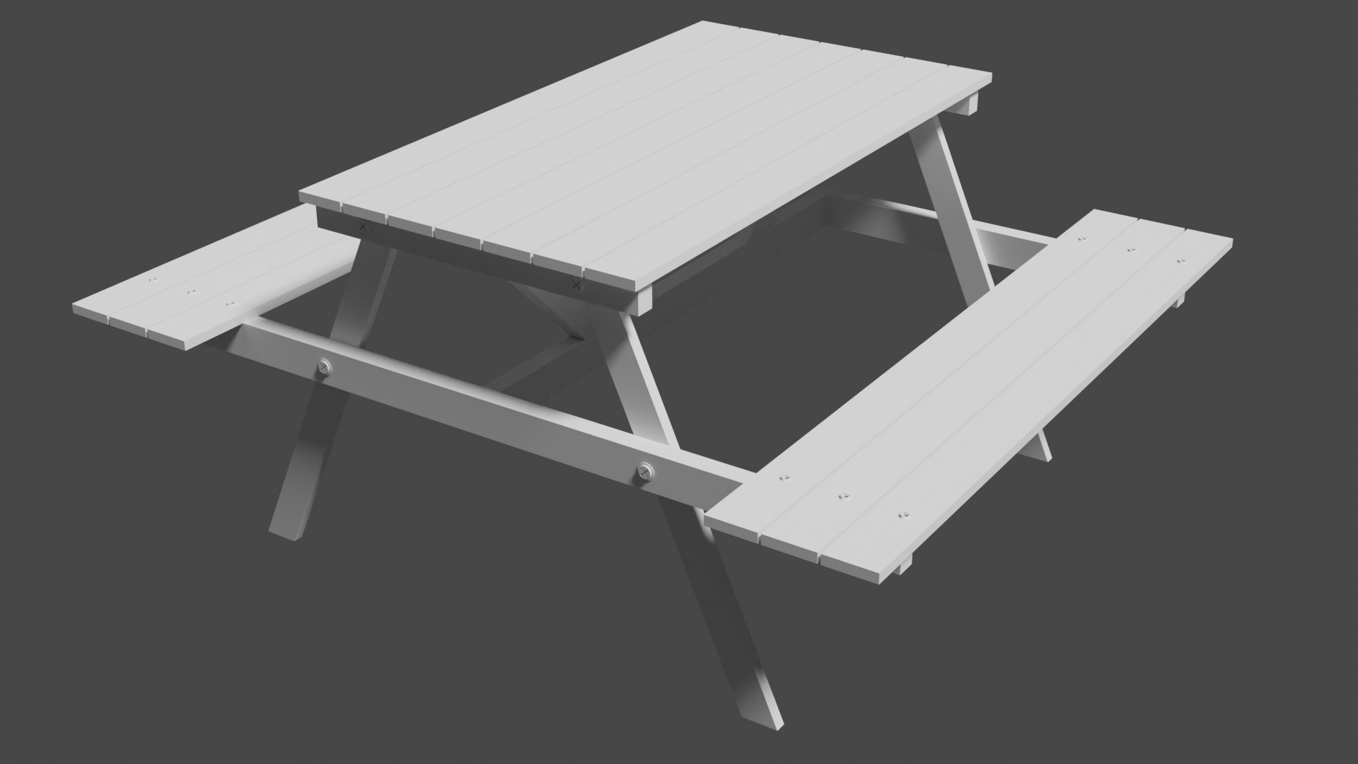 3D Model Picnic Table - TurboSquid 1594182